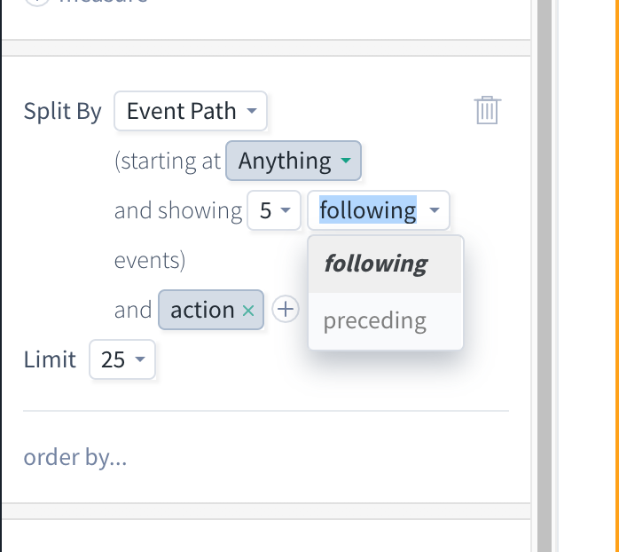 Example: Show actor paths using flows