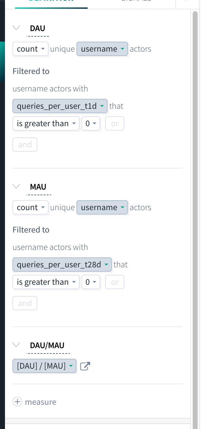 Calculate DAU and MAU