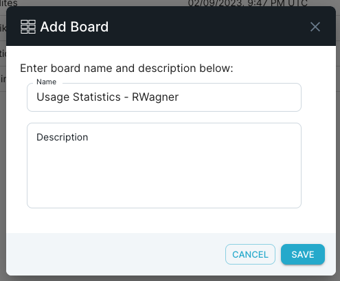 Create a Board with Queries & Panels [v5]